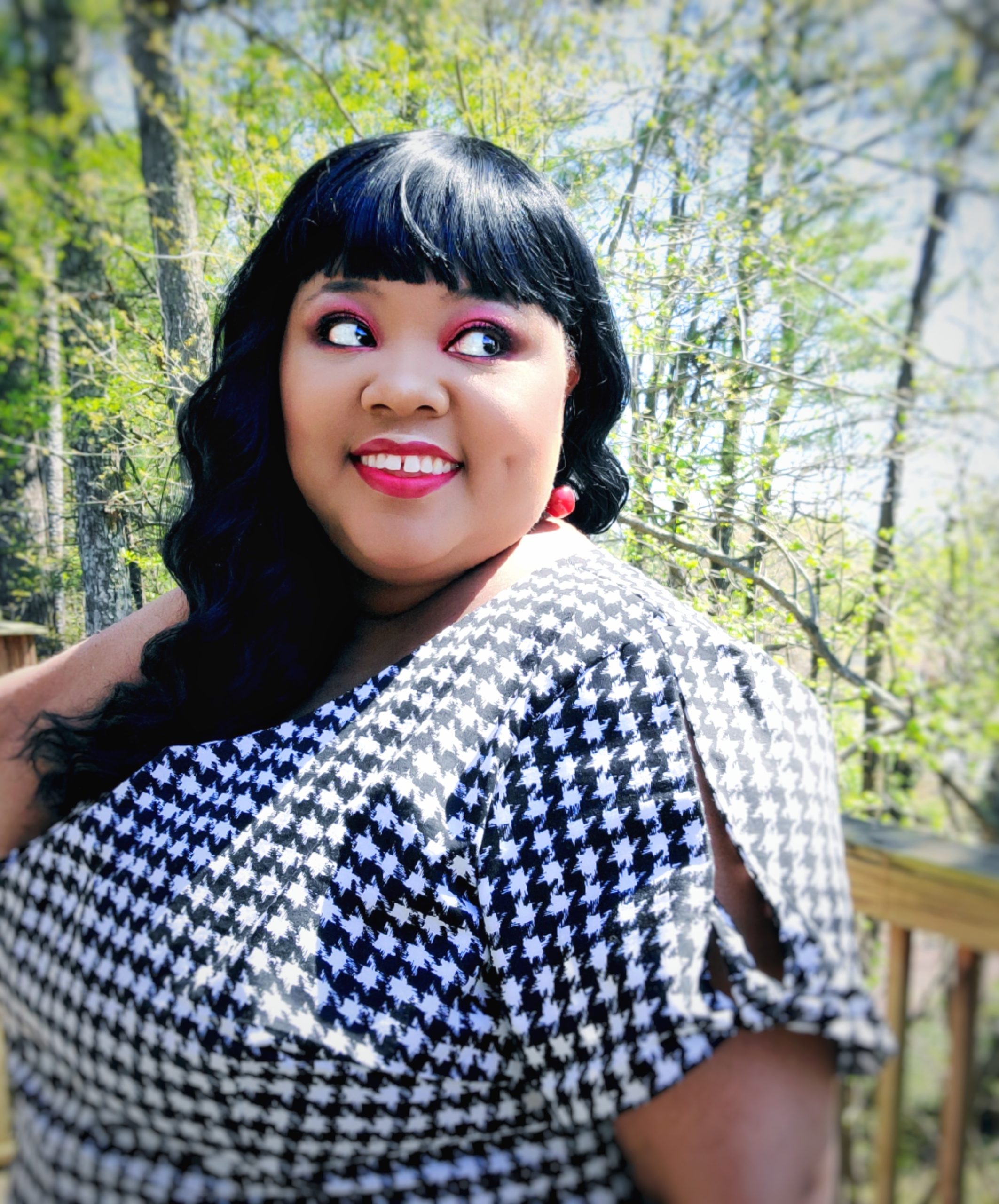 Houndstooth Upton Dress | Stitch and Shimmy!